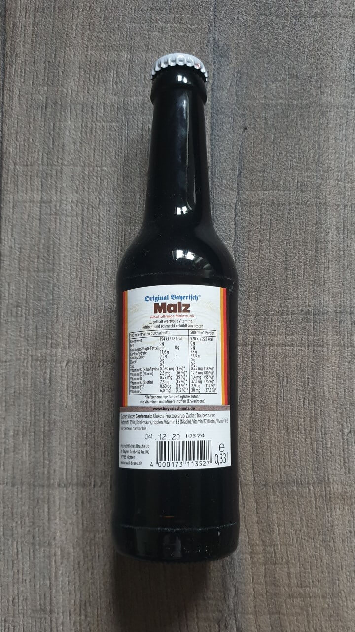 Original Bayerisch Malz » Infos, Nährwerttabelle & Test